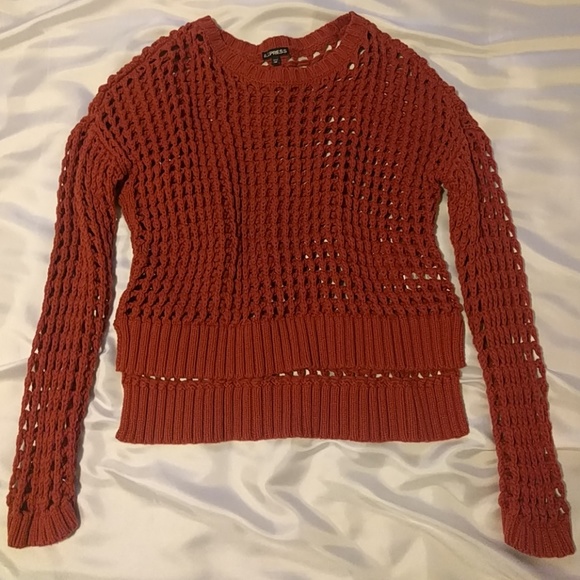 Express | Sweaters | Express Open Stitch Sweater | Poshmark